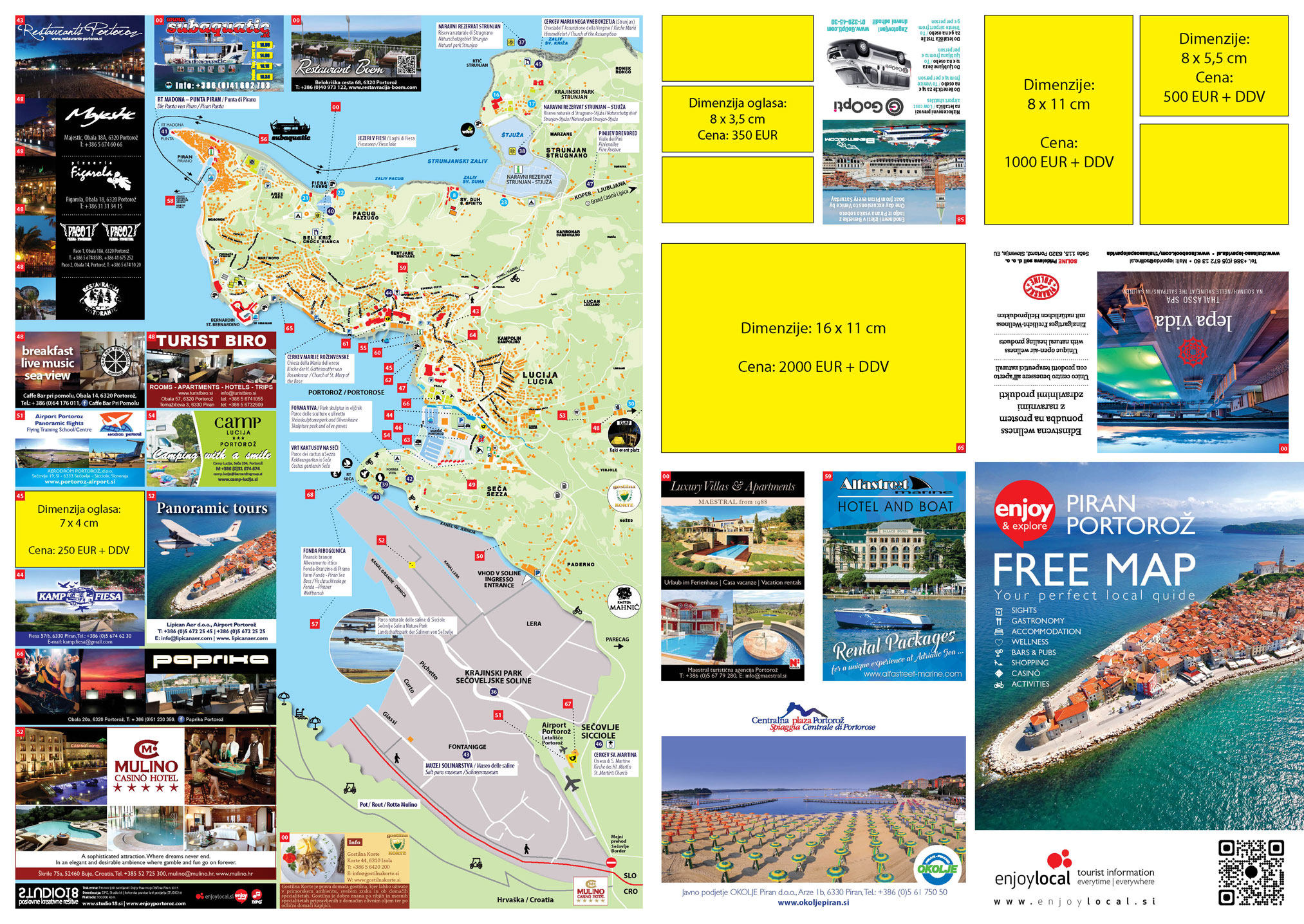 Enjoy Local | Enjoy Free Map Piran & Portorož
