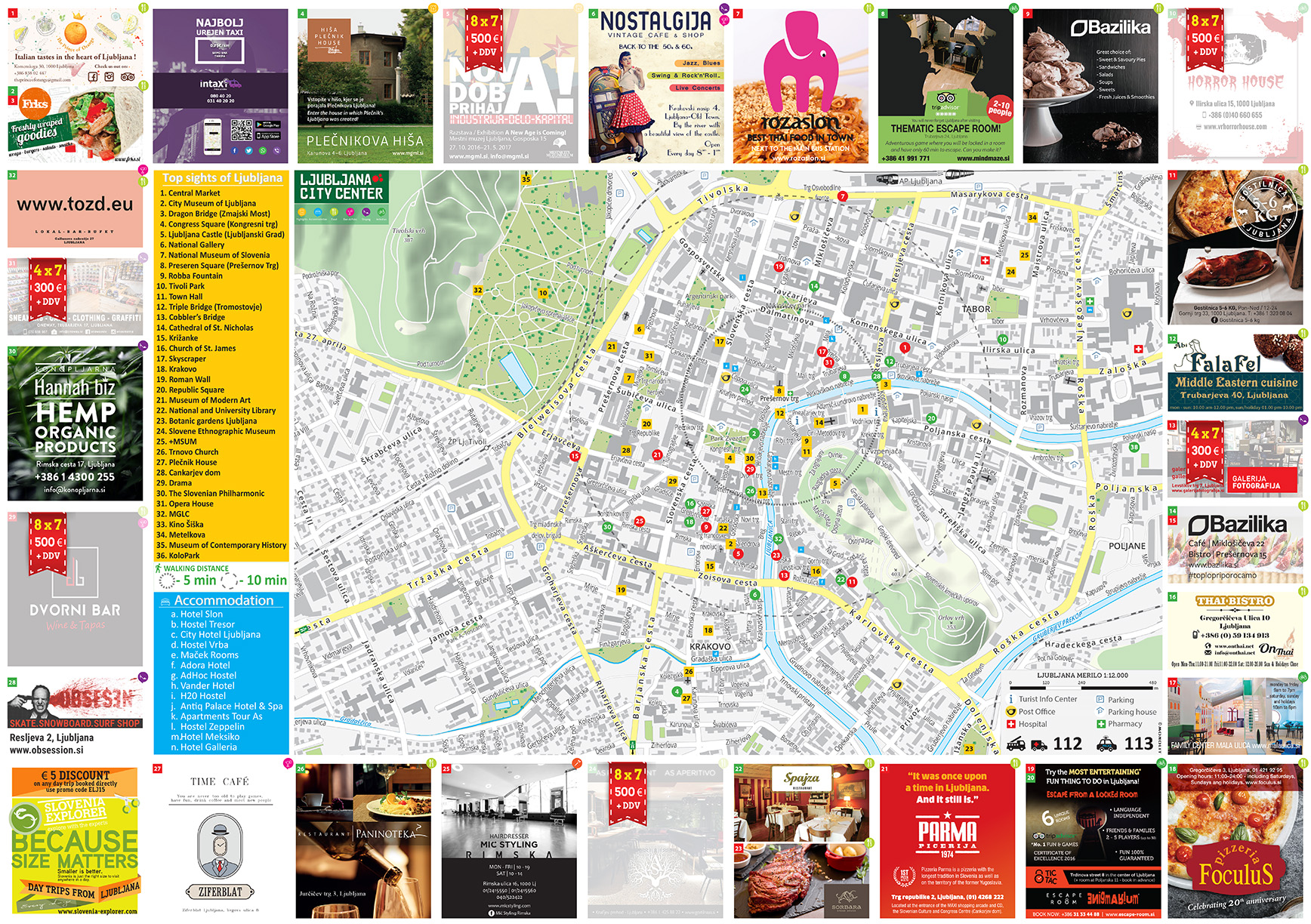 Enjoy Local | Enjoy Free Map Ljubljana